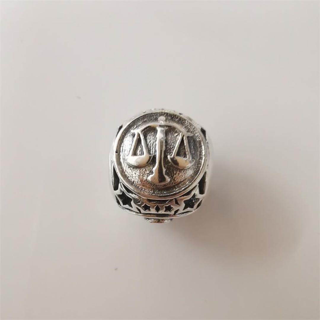Pandora Zodiac Star Sign Silver Charm All 12 Horoscope Libra - Etsy