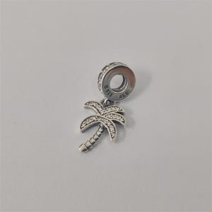 Silver Pandora Sparkling Palm Tree Dangle Charm - Etsy