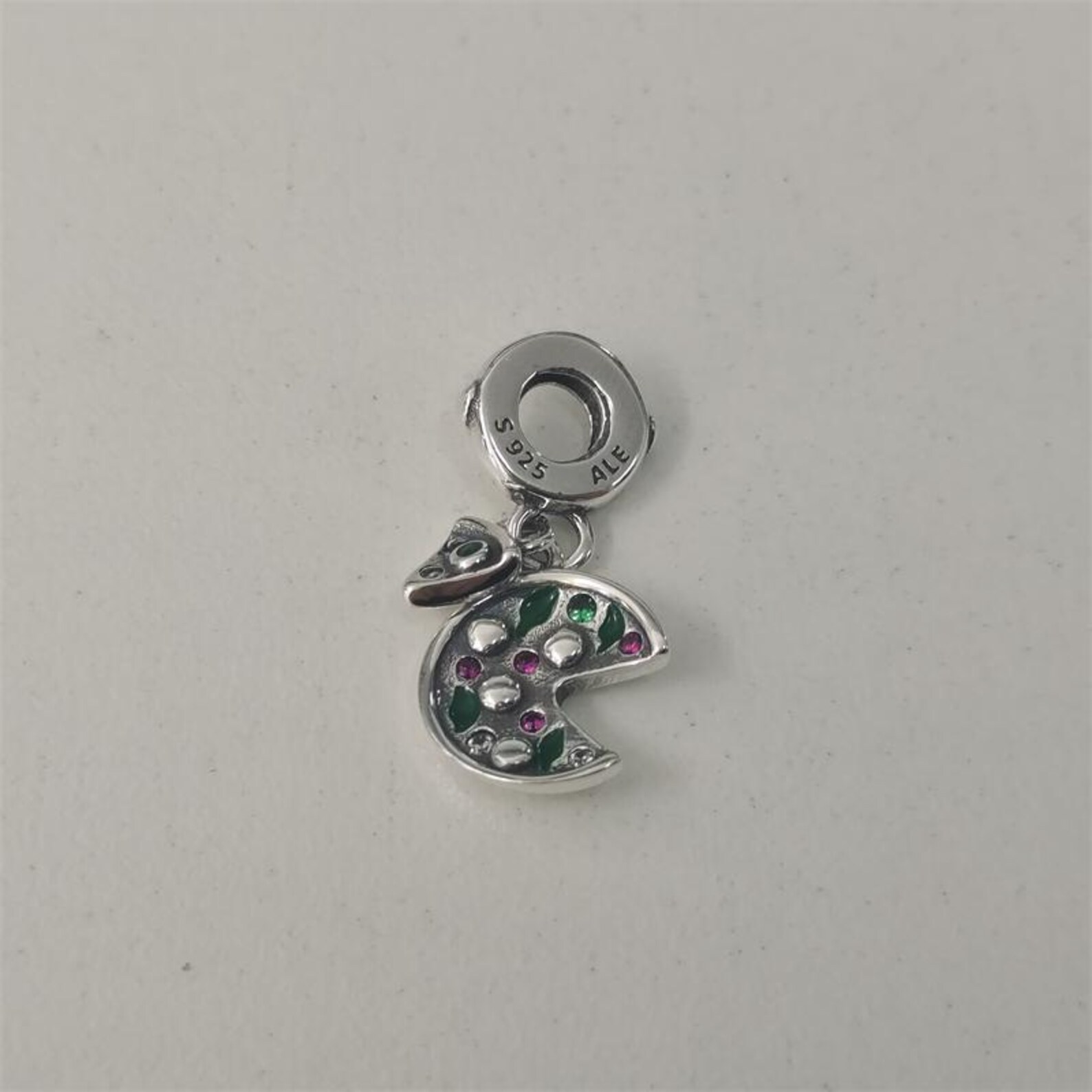 Passion Pizza Pandora Sterling Silver With CZ Charm - Etsy