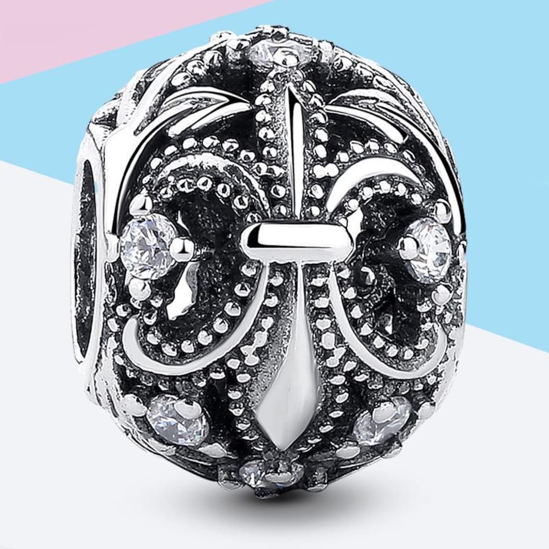 Pandora Fleur De Lis Openwork Lily Charm Silver S925 ALE - Etsy
