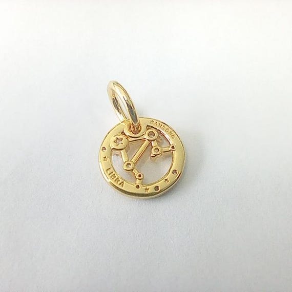 Pandora Sparkling Libra Zodiac Star Sign Charm Pendant Etsy