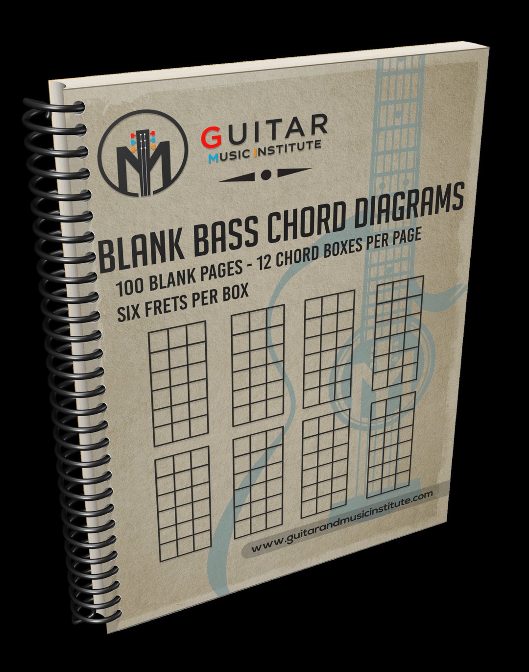 Blank Bass Chord Diagrams Book WIRE BOUND VERSION - Etsy