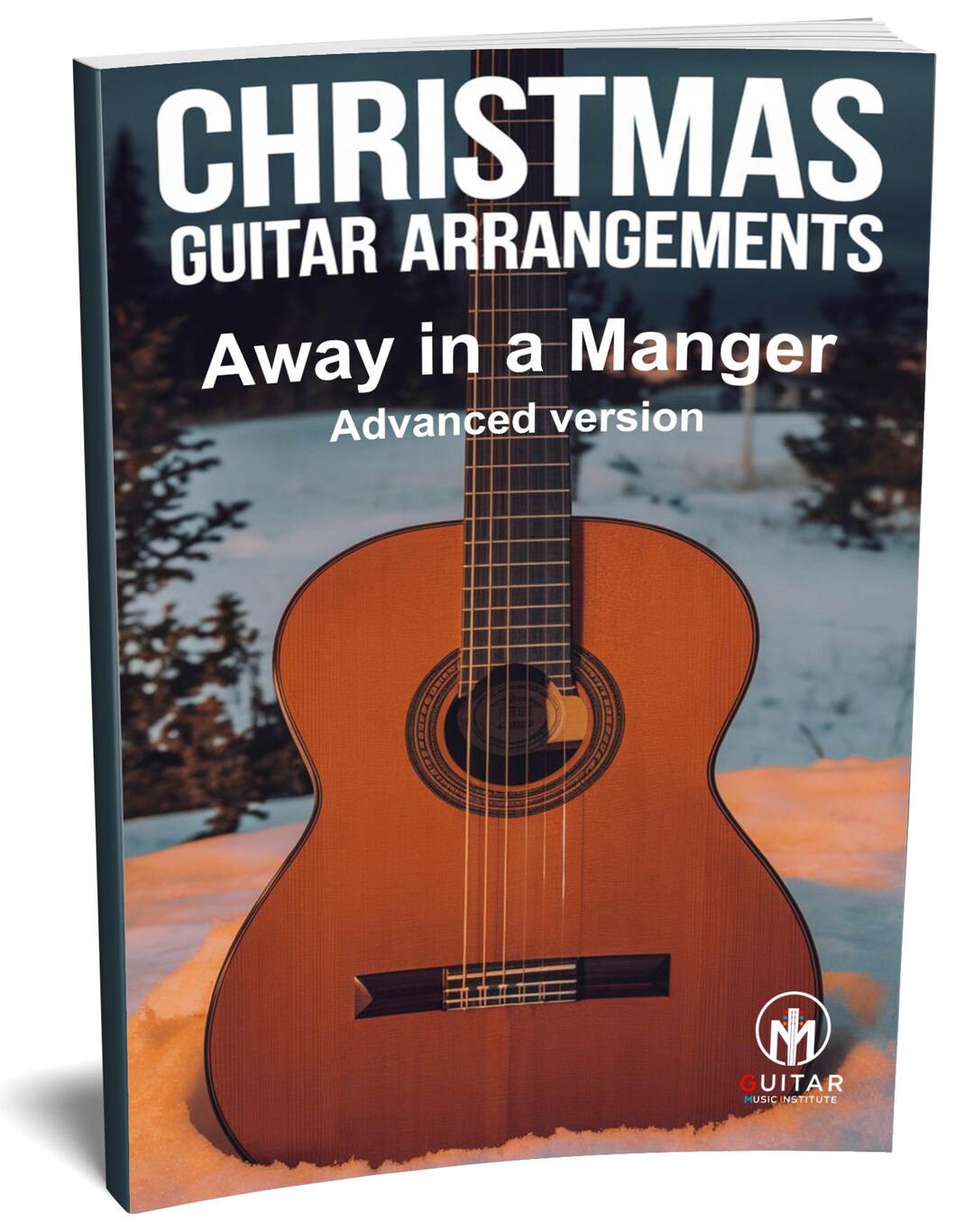 Away in A Manger: PDF Advanced Version for Guitar Sheet Music Download ...