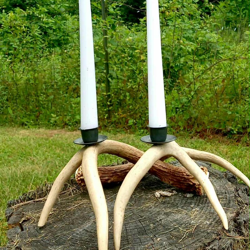 Antler Candle Holder - Etsy
