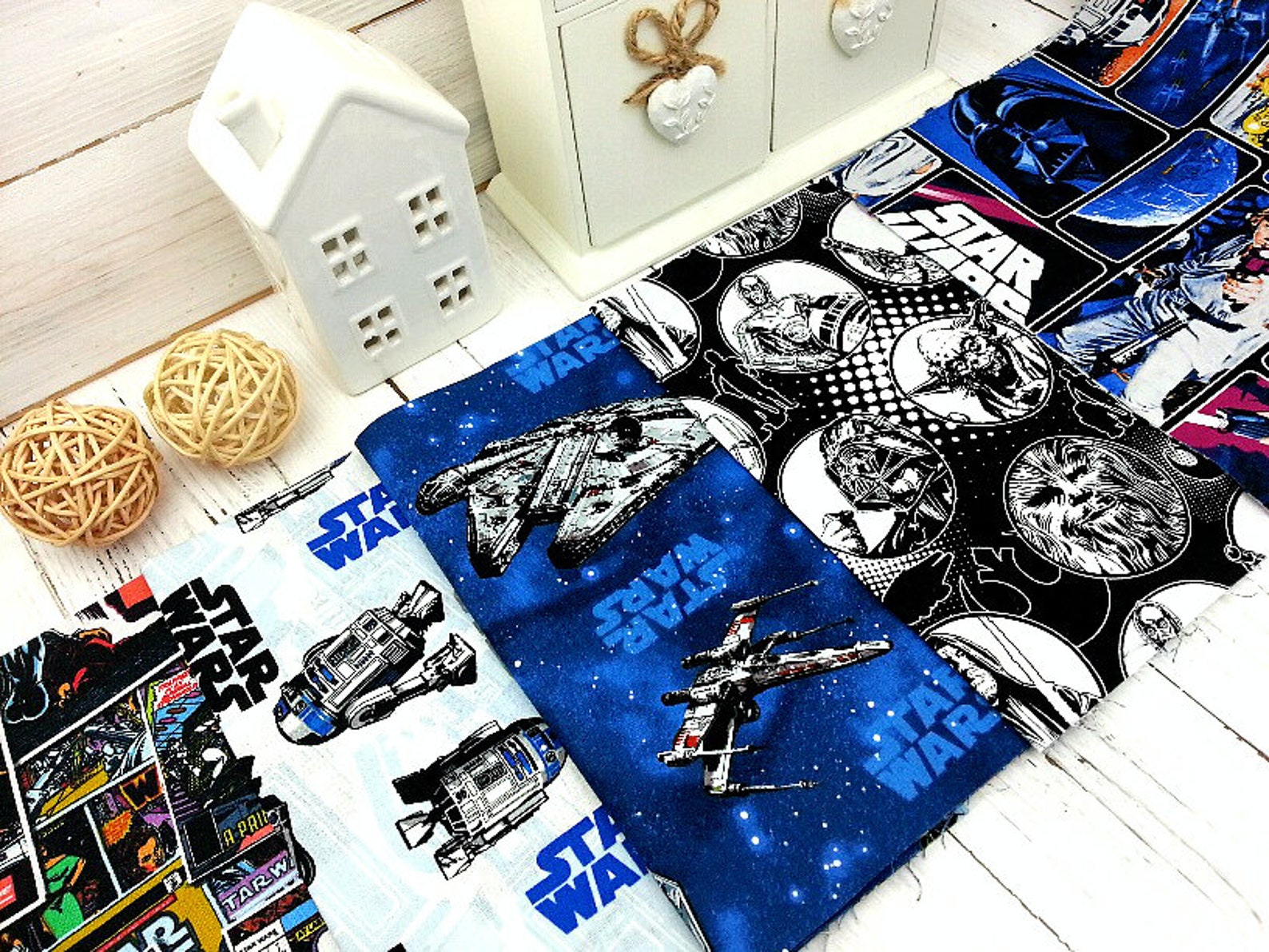 Star Wars Fat Quarter Bundle Star Wars Fabric 100% cotton | Etsy