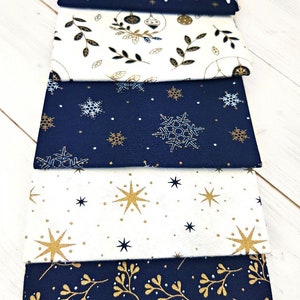 Christmas Fat Quarter Bundle, 100% Cotton, Quilting Sewing Craft ...