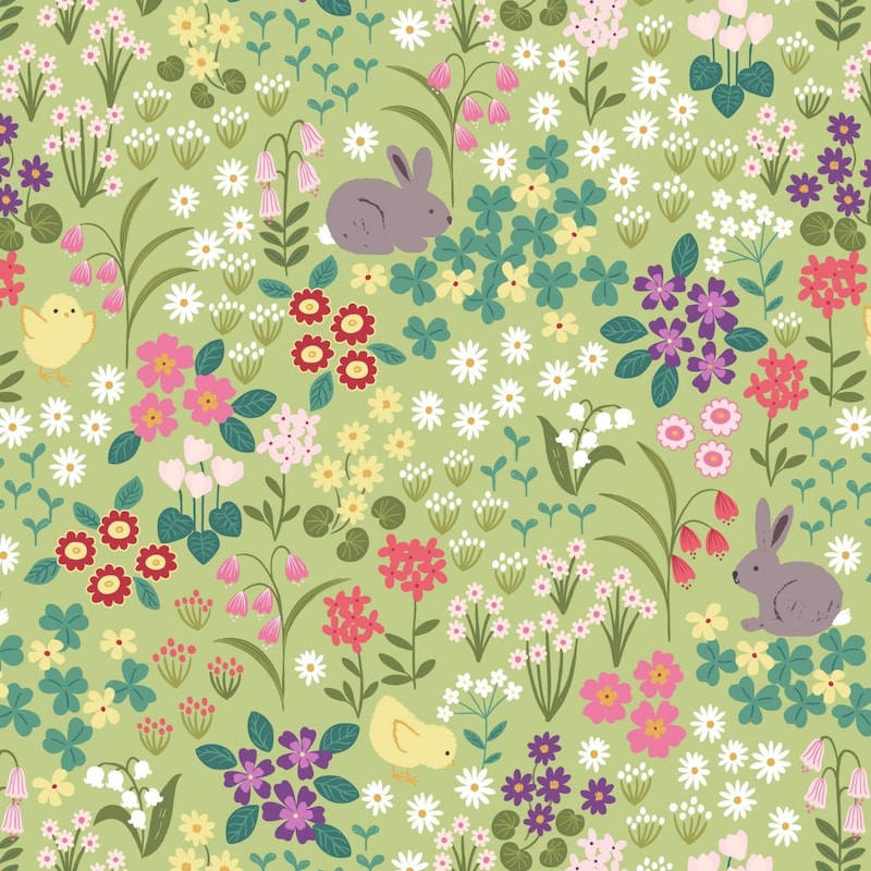 Easter Fabric - Etsy UK