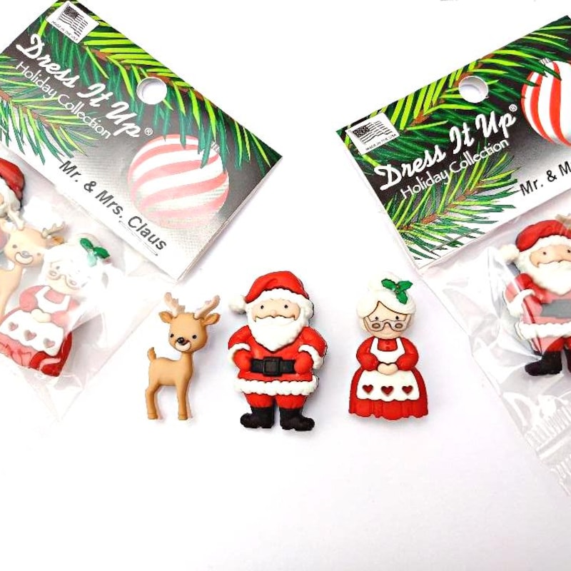 Christmas Buttons - Etsy