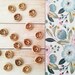 Leaf Buttons, Coconut Shell Buttons, Leaves Print Buttons, 11 Mm ...