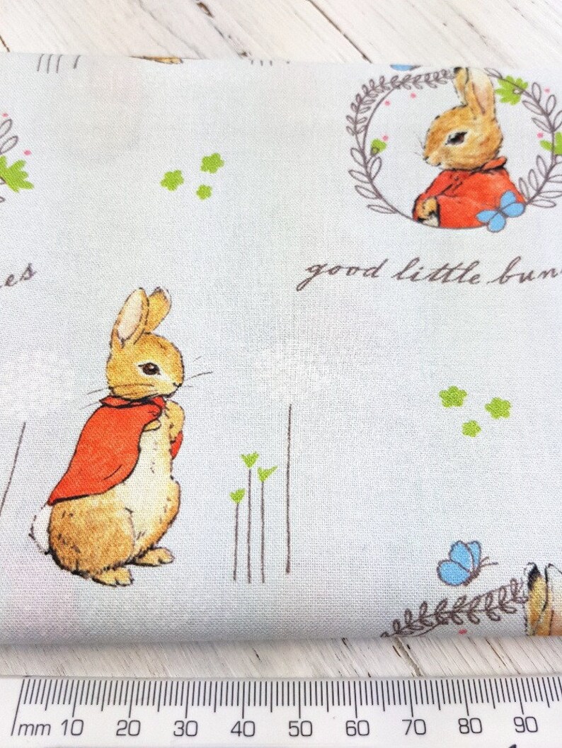 Peter Rabbit Fabric Beatrix Potter Fabric 100% Cotton Baby - Etsy