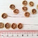 Leaf Buttons, Coconut Shell Buttons, Leaves Print Buttons, 11 Mm ...