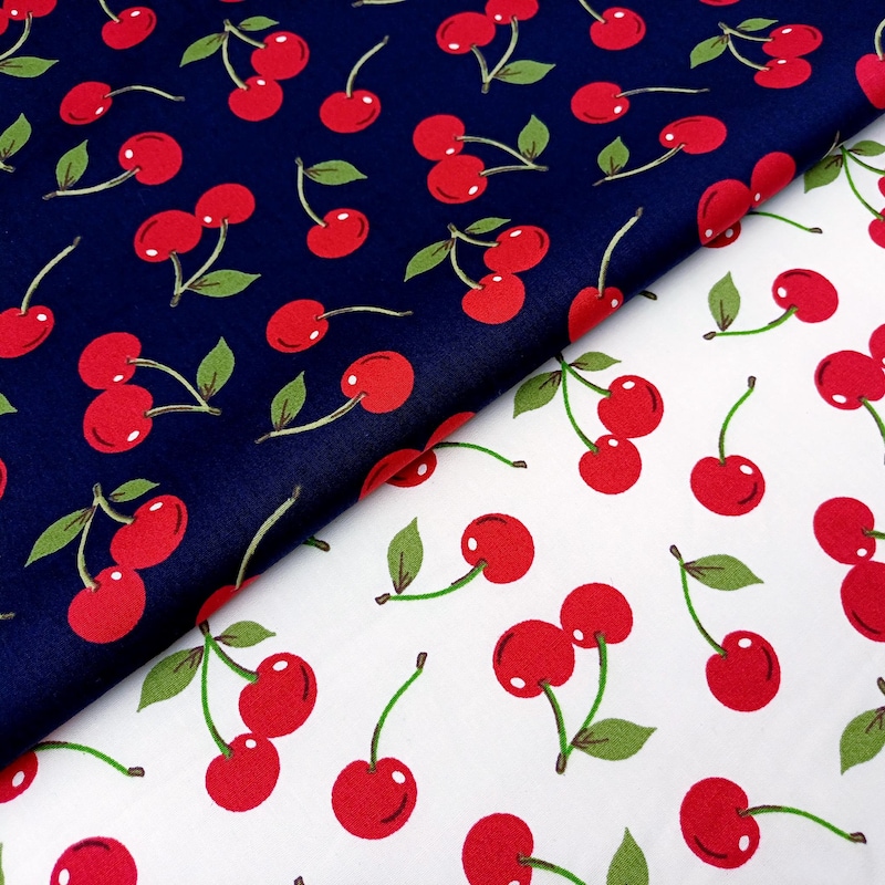 Cherry Fabric - Etsy