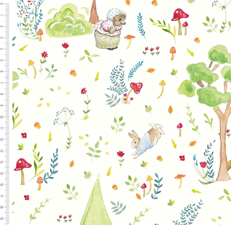 Peter Rabbit Fabric 100% Cotton Quilting Sewing Graft - Etsy