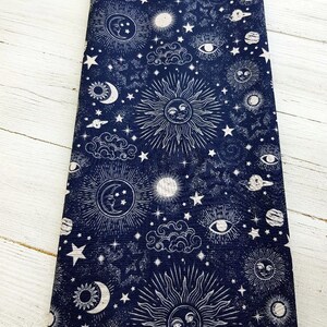 Space Fabric, 100% Cotton, Amazing Stars Planets Print, Quilting Fabric ...