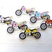 Motorcycle Buttons, Wooden Buttons, Motorbike Shaped Buttons, Transport ...