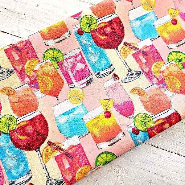 Cocktail Fabric - Etsy