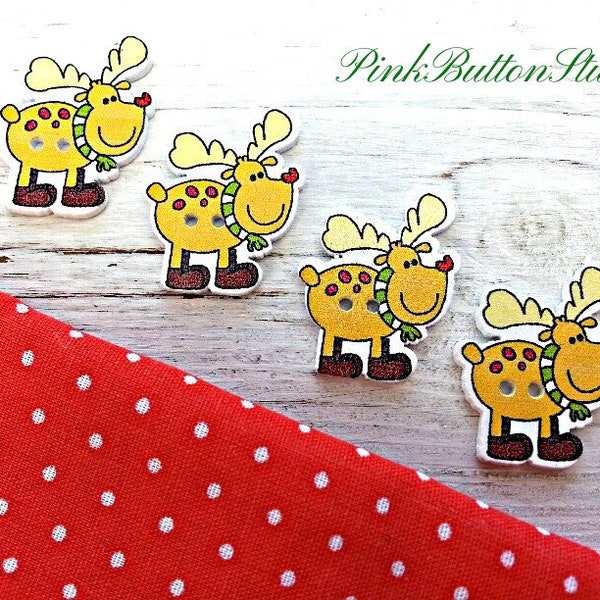 Christmas Buttons - Etsy