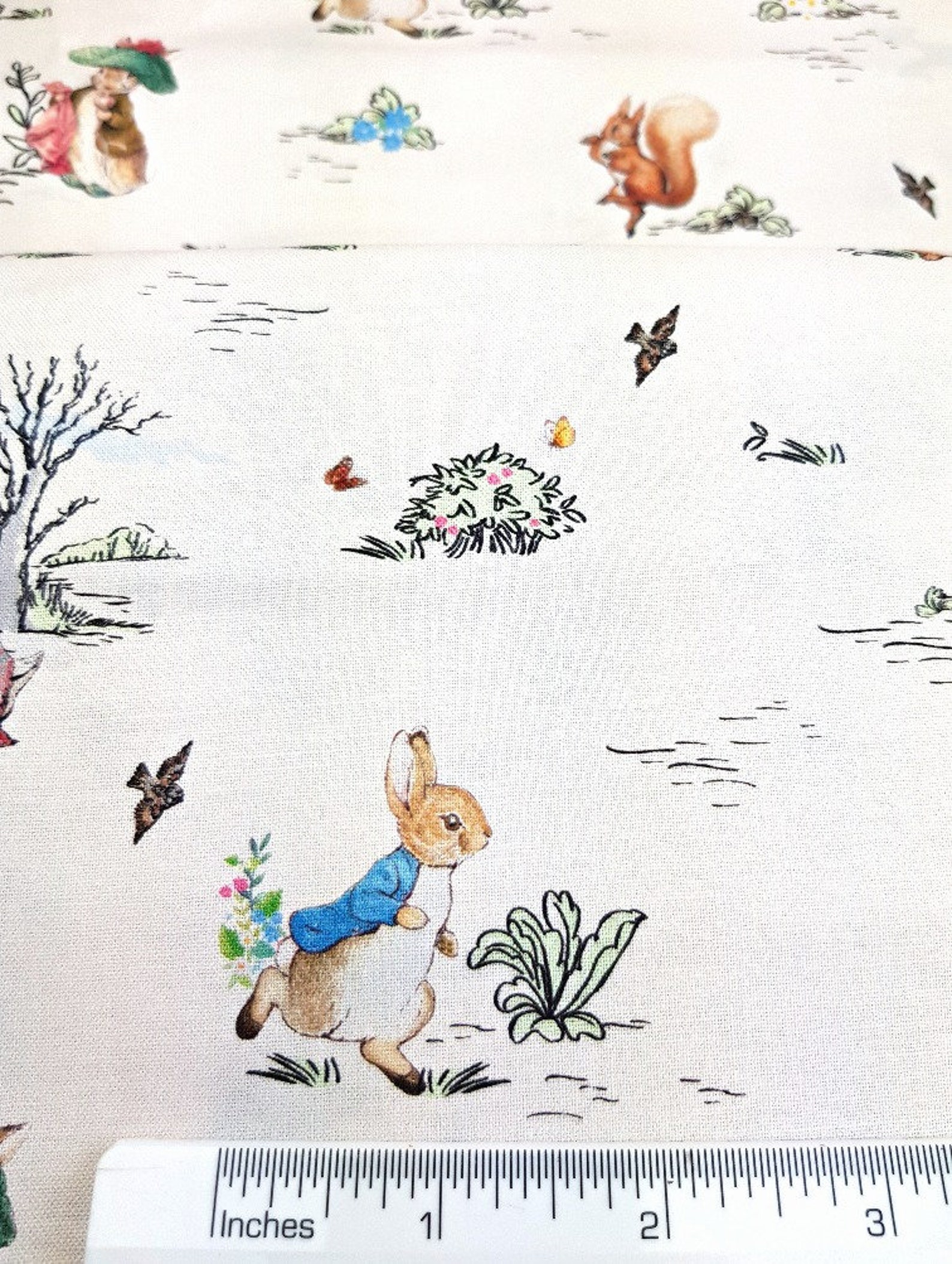 Peter Rabbit Fabric Beatrix Potter Fabric 100% Cotton Baby - Etsy
