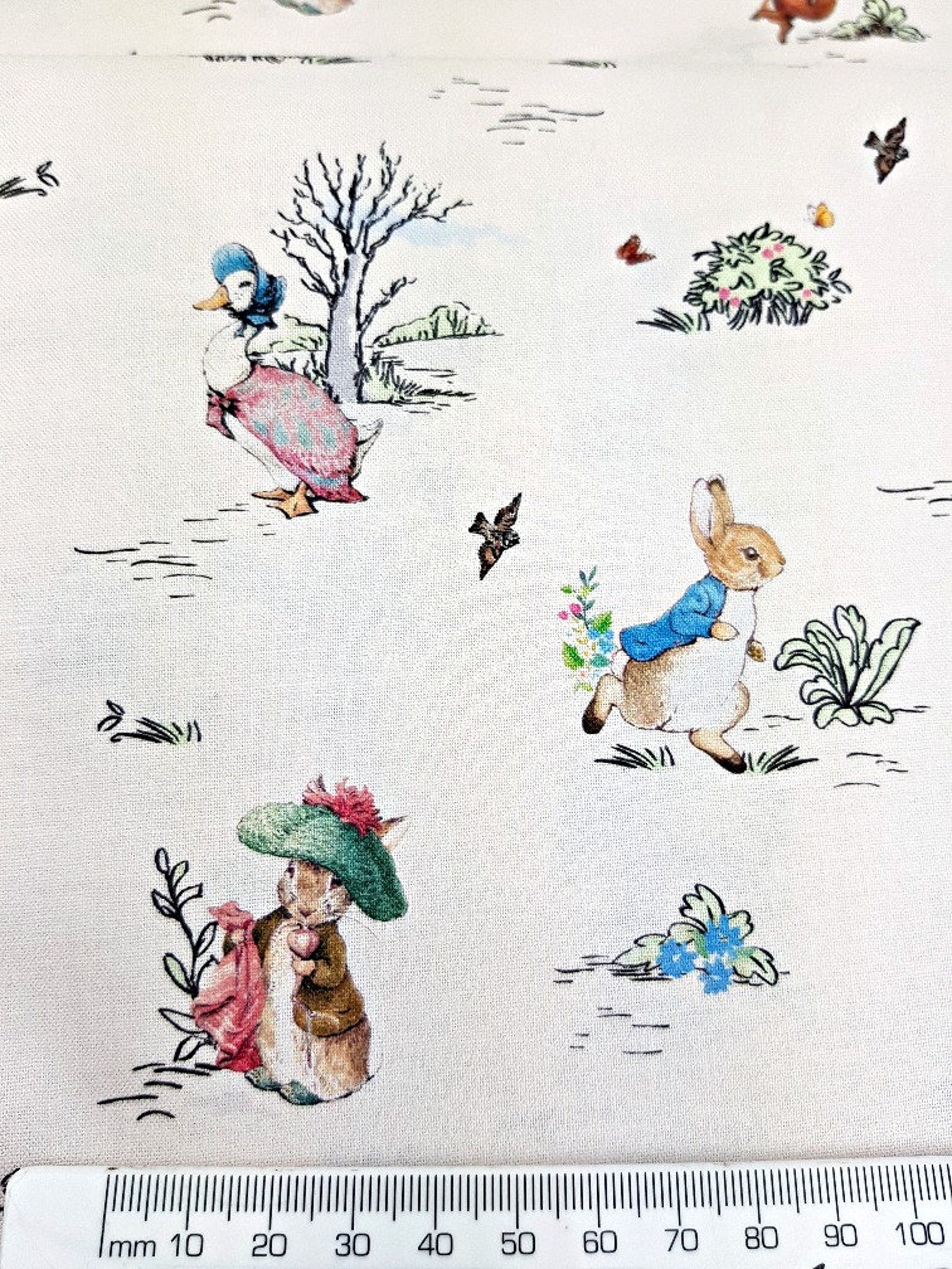 Peter Rabbit Fabric Beatrix Potter Fabric 100% Cotton Baby - Etsy UK