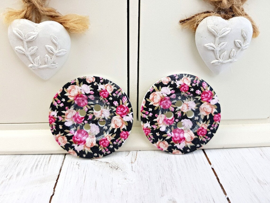 Extra Large Buttons Wooden Buttons Large Buttons Oversized - Etsy