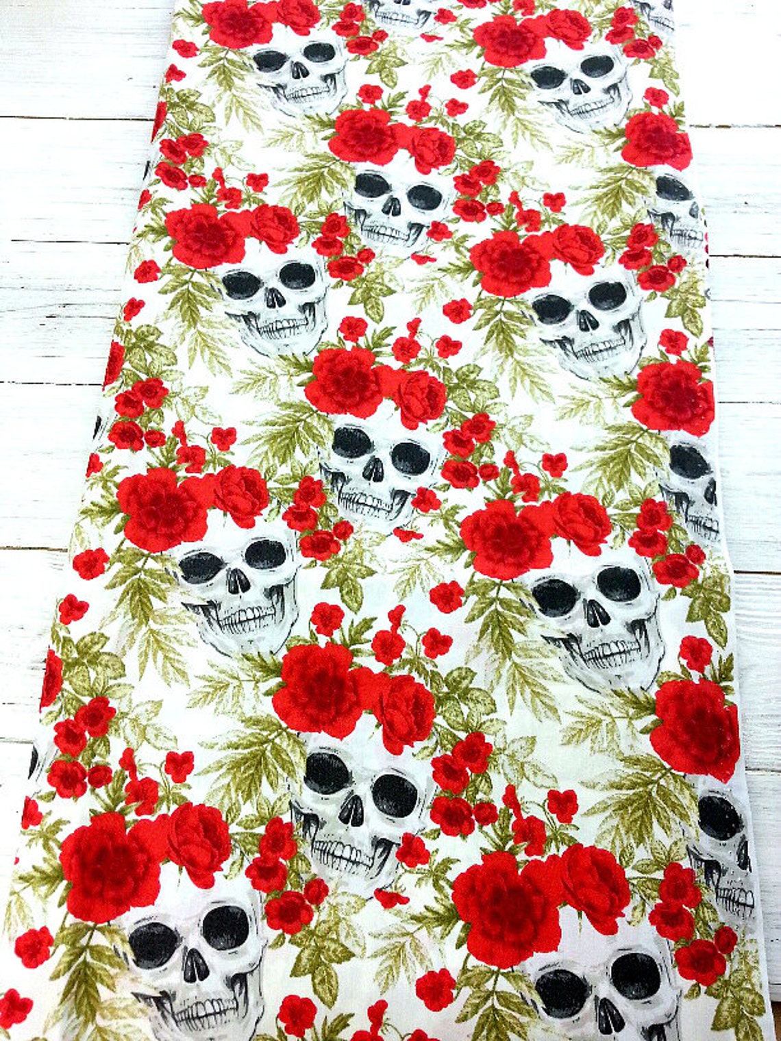 Halloween Fabric Skull Fabric Halloween Print Fabric 100% - Etsy Israel