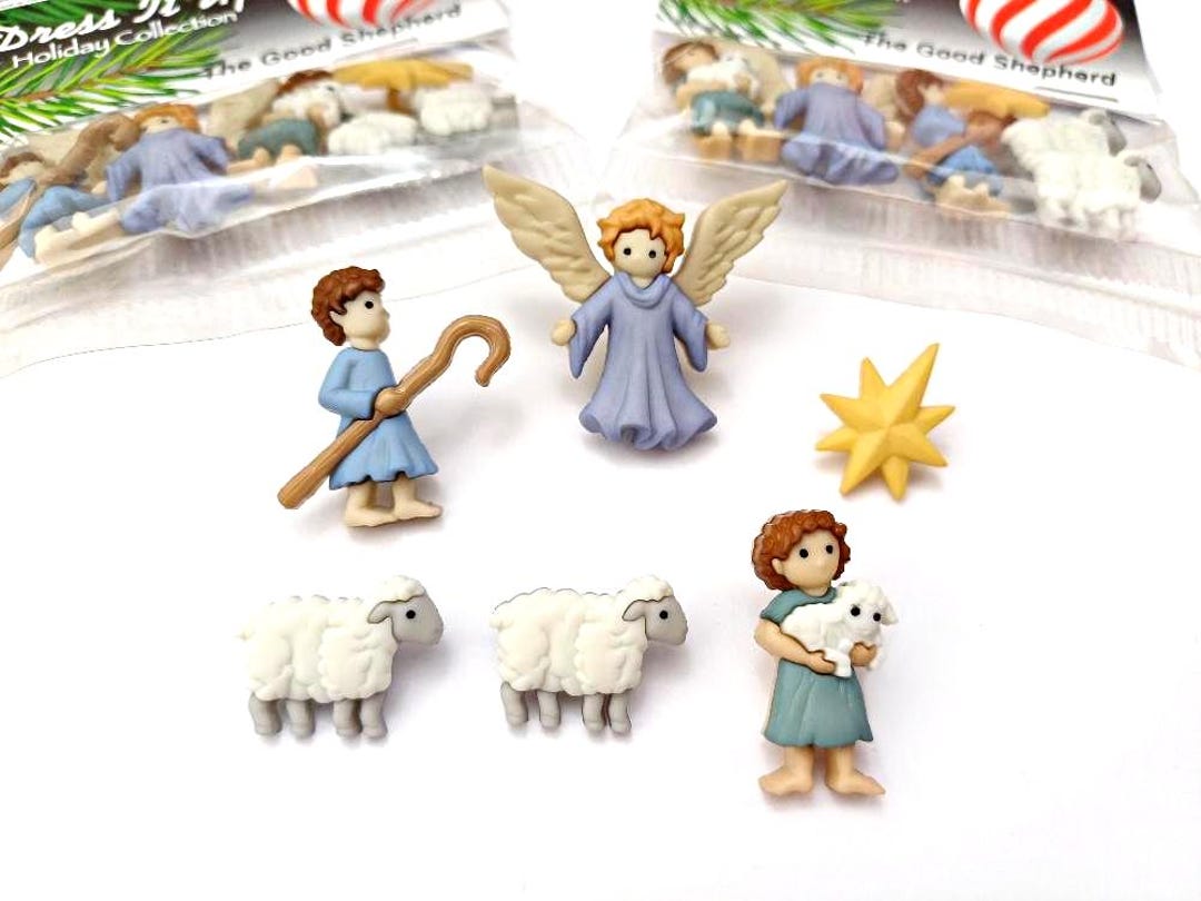 The Good Shepherd Buttons, Christmas Buttons, Dress It up Buttons ...