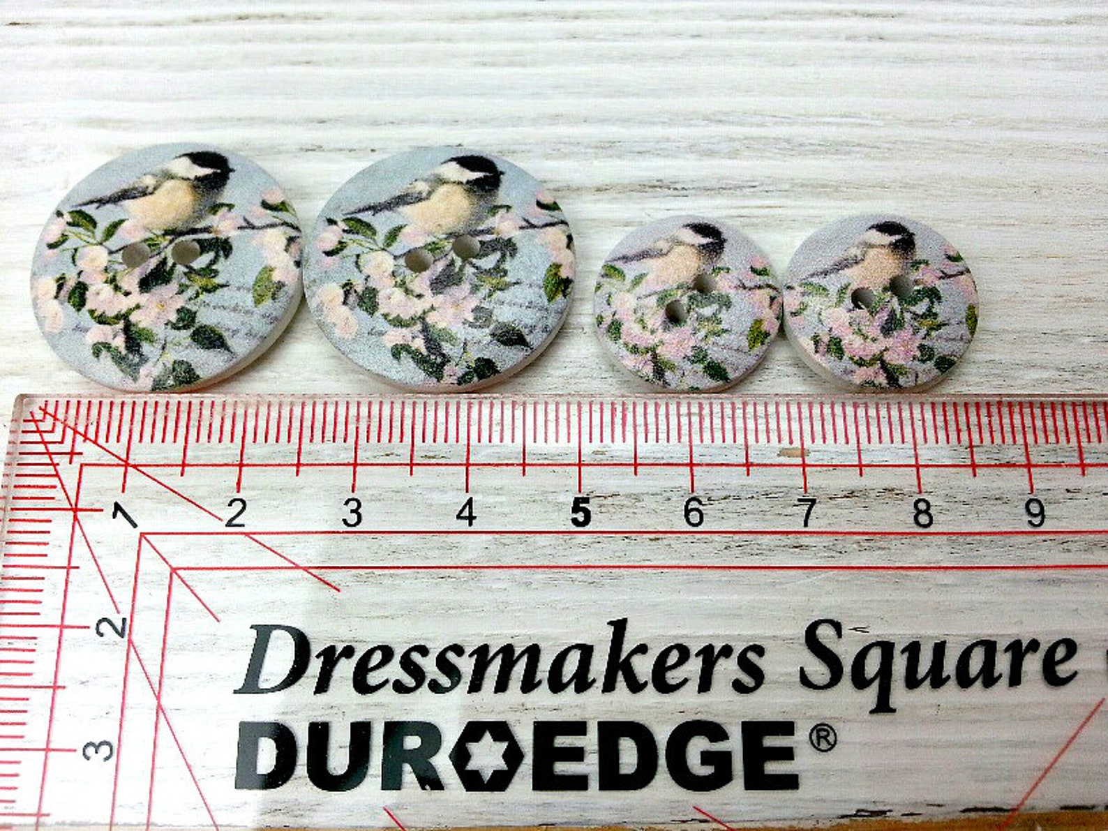 Birds Buttons, Wooden Buttons, Sewing Buttons, Craft Buttons Bird ...