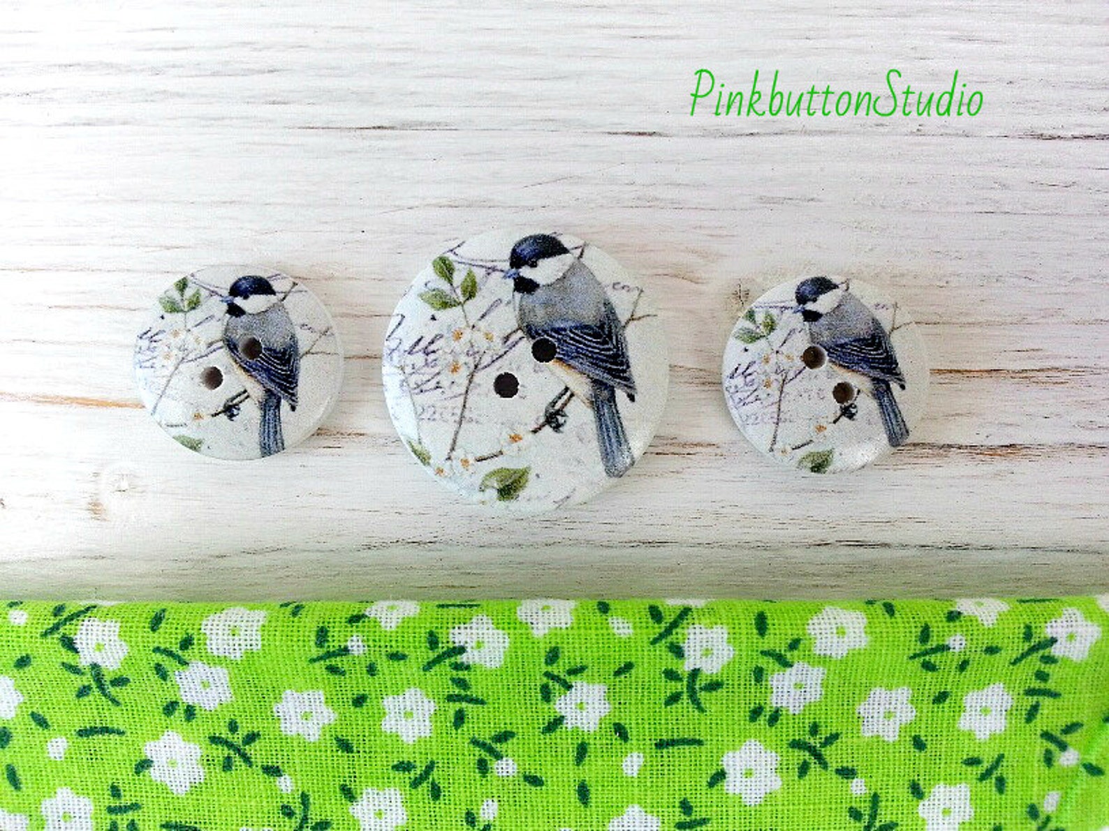 Bird Buttons Wooden Buttons Sewing Buttons Craft Buttons | Etsy