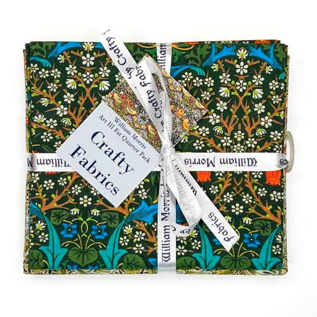 Fat Quarter Bundle, William Morris Fabric, 100% Cotton, Quilting Sewing ...