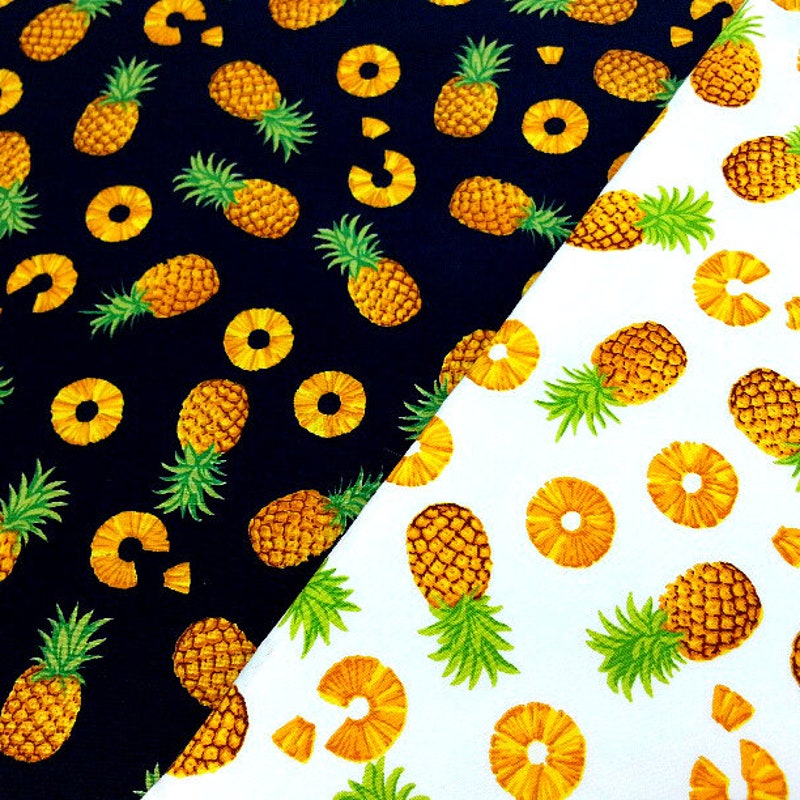Pineapple Fabric - Etsy