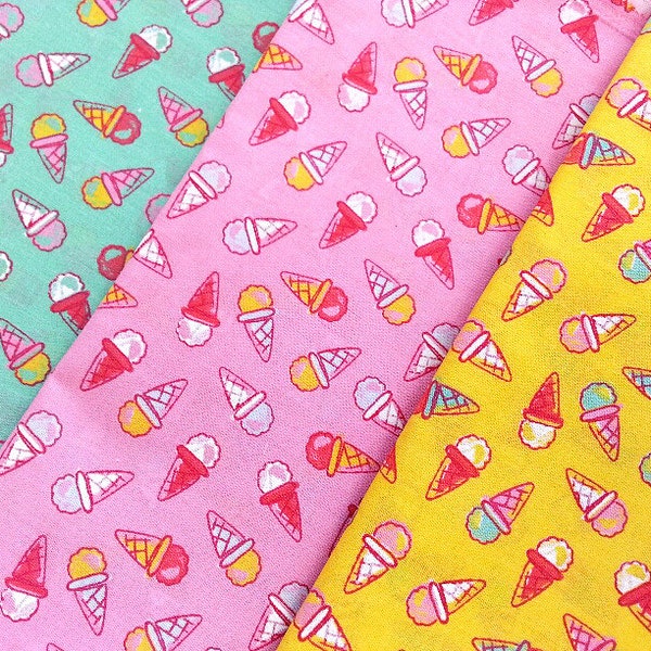 Ice Cream Fabric - Etsy