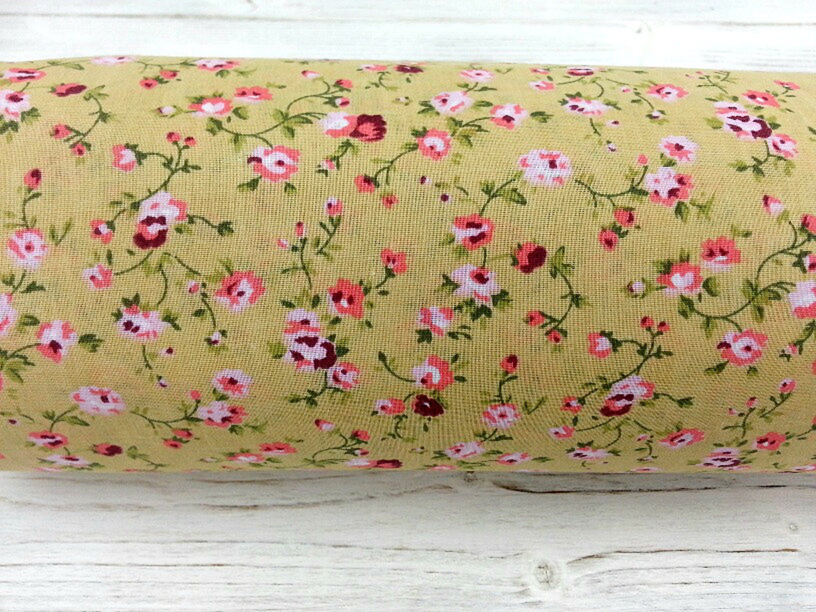Cotton Fabric, Floral Fabric, Small Print Fabric, Poly Cotton Fabric ...