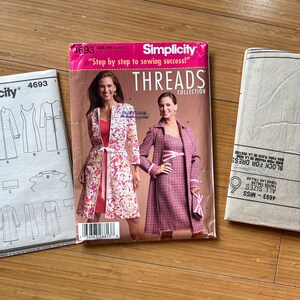 UNCUT 2004 Simplicity Pattern 4693. Size 6, 8, 10, 12 - Etsy