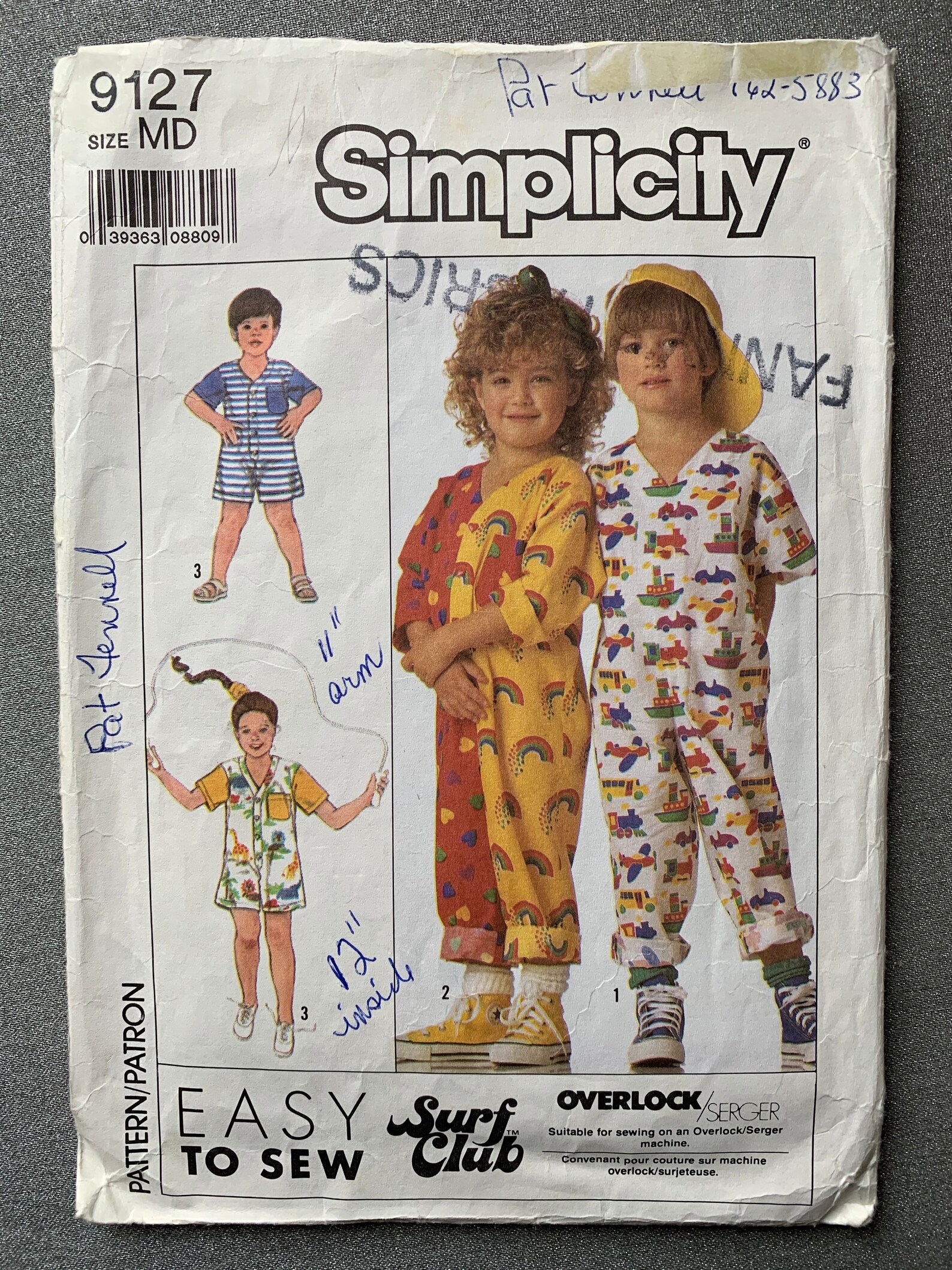 1989 Simplicity Pattern 9127. Size Medium - Etsy
