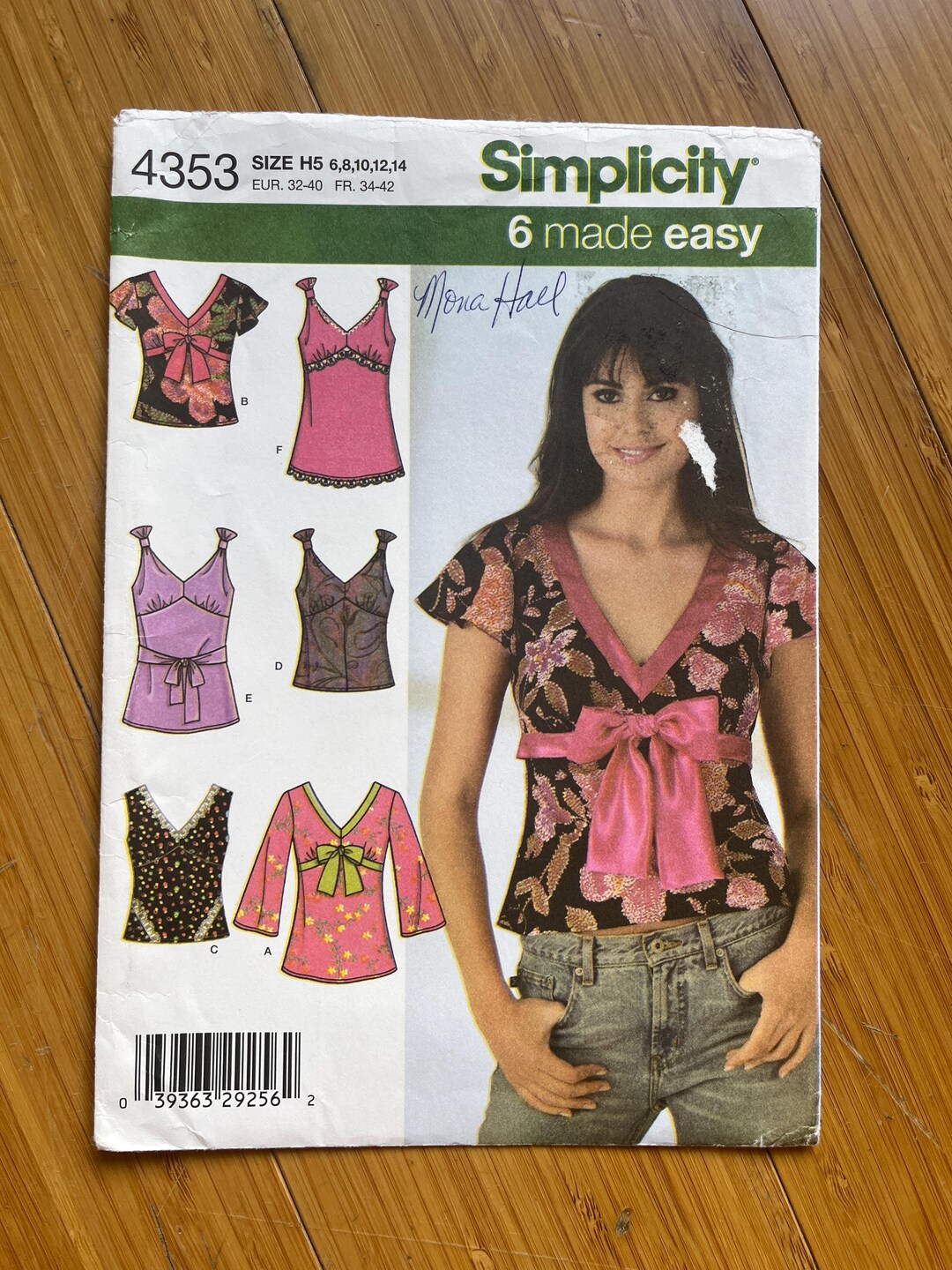 UNCUT 2005 Simplicity Pattern 4353. Sizes 6, 8, 10, 12, 14 - Etsy