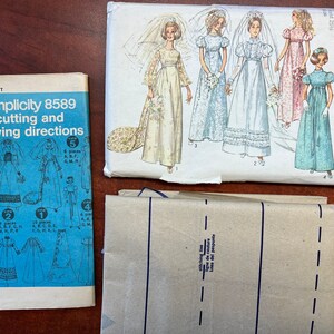 1969 Simplicity Pattern 8589. Size 12, Bust 34, Waist 25.5 - Etsy