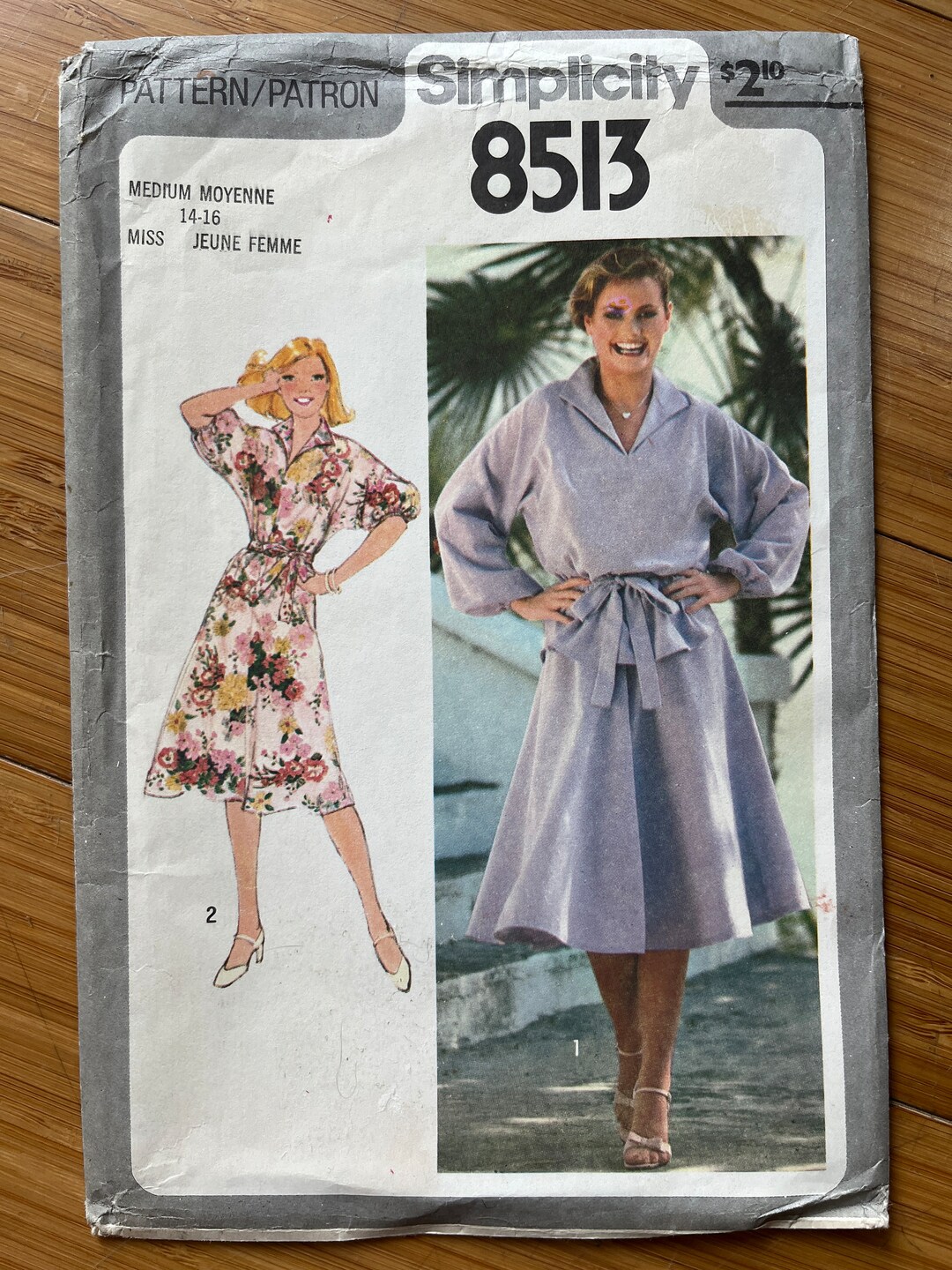 UNCUT 1977 Simplicity Pattern 8513. Size Medium 14-16 - Etsy