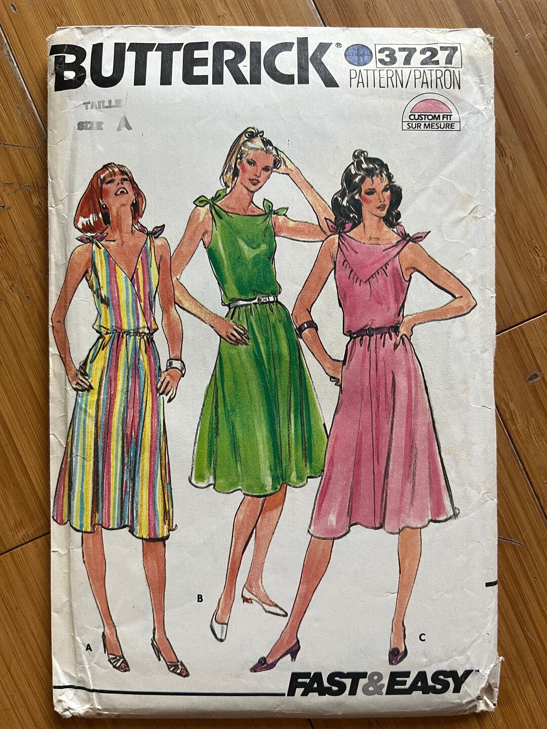 UNCUT 1980's Simplicity Pattern 3727. Size A 8 10 12 - Etsy