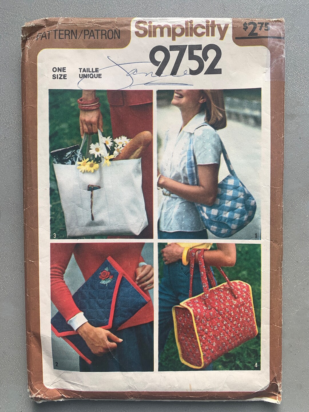 UNCUT 1990 Simplicity Pattern 9752. One Size - Etsy