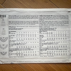 UNCUT 1992 Simplicity Pattern 8193. Size 18, 20, 22 - Etsy