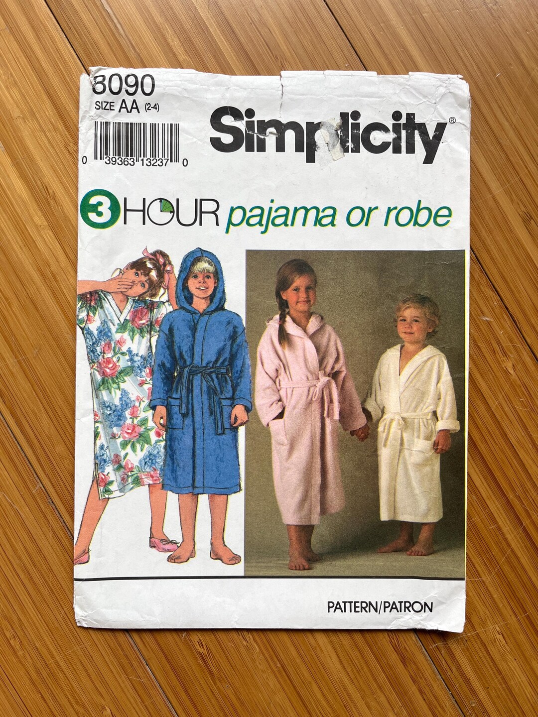 UNCUT 1992 Simplicity Pattern 8090. Sizes 2, 3, 4 - Etsy
