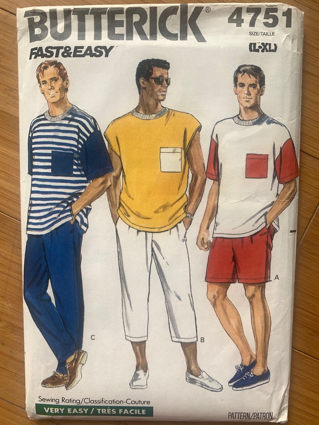 UNCUT Vintage 1990 Butterick Pattern 4751. Size L & XL - Etsy
