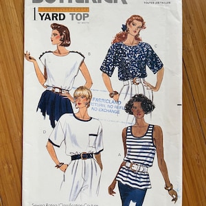 UNCUT 1990 Butterick Pattern 4659. Sizes XS, S, M, L - Etsy