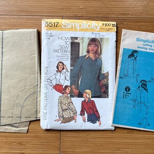 UNCUT 1974 Simplicity Pattern 6517. Size 14, Bust 36'' - Etsy