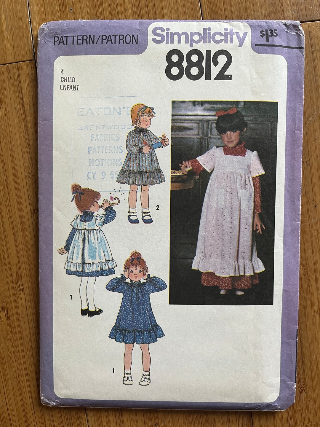 UNCUT 1978 Simplicity Pattern 8812. Size 4, Breast 22 - Etsy