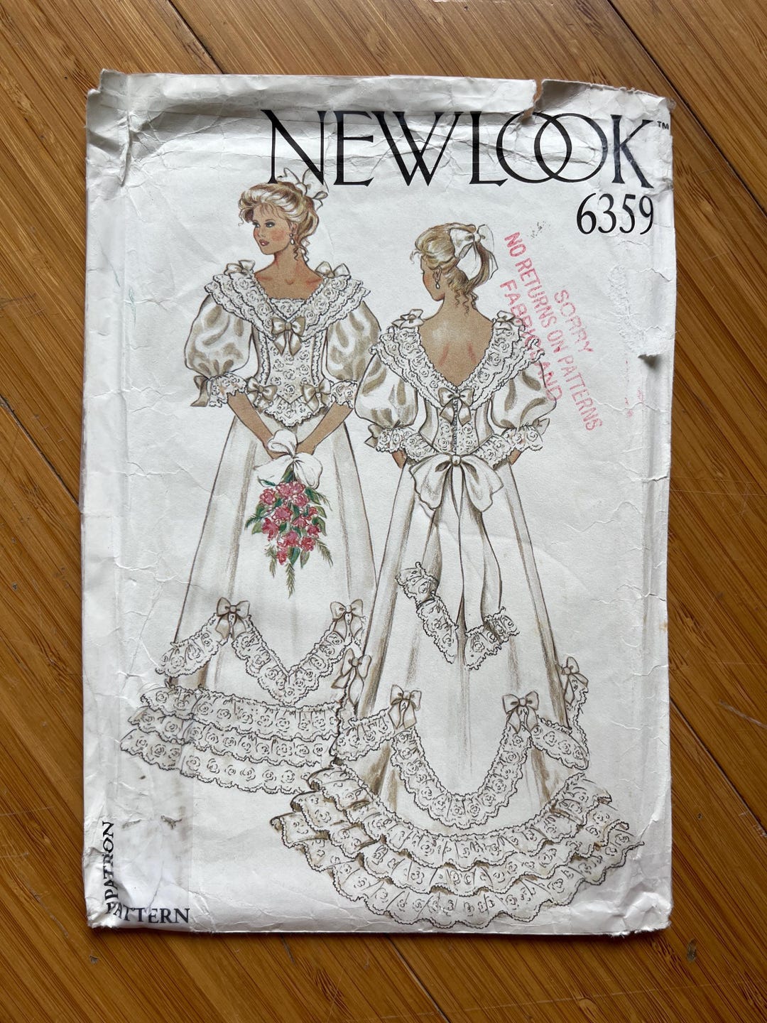 UNCUT 1980's New Look Pattern 6359, Sizes 8, 10, 12, 14, 16, 18 - Etsy