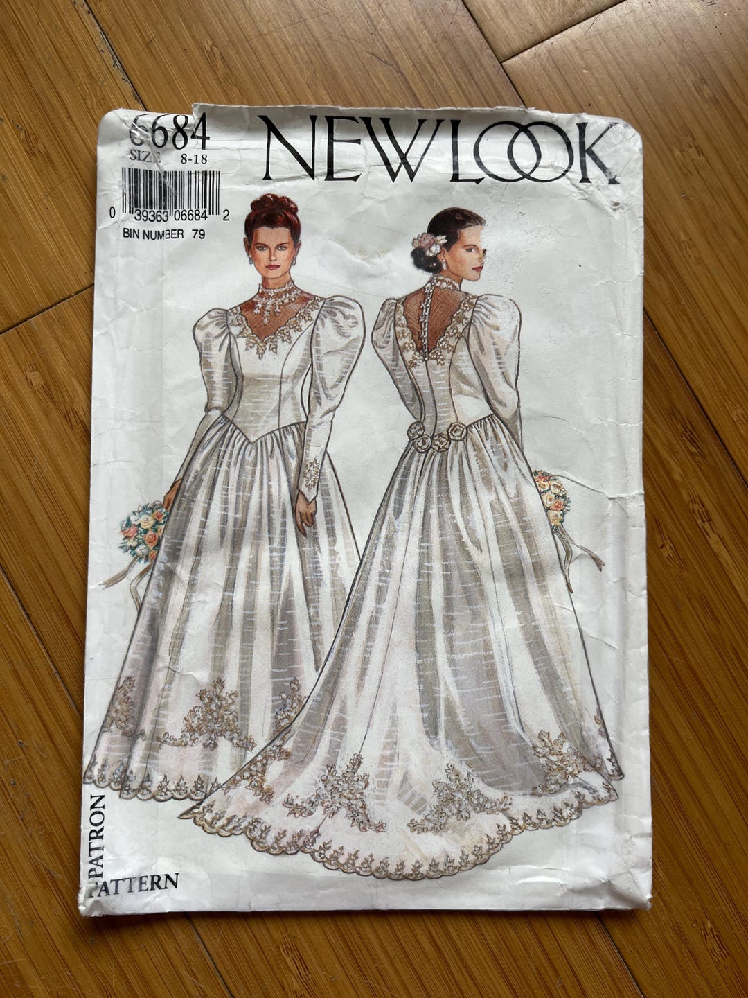 UNCUT 1980's New Look Pattern 6684, Sizes 8, 10, 12, 14, 16, 18 - Etsy