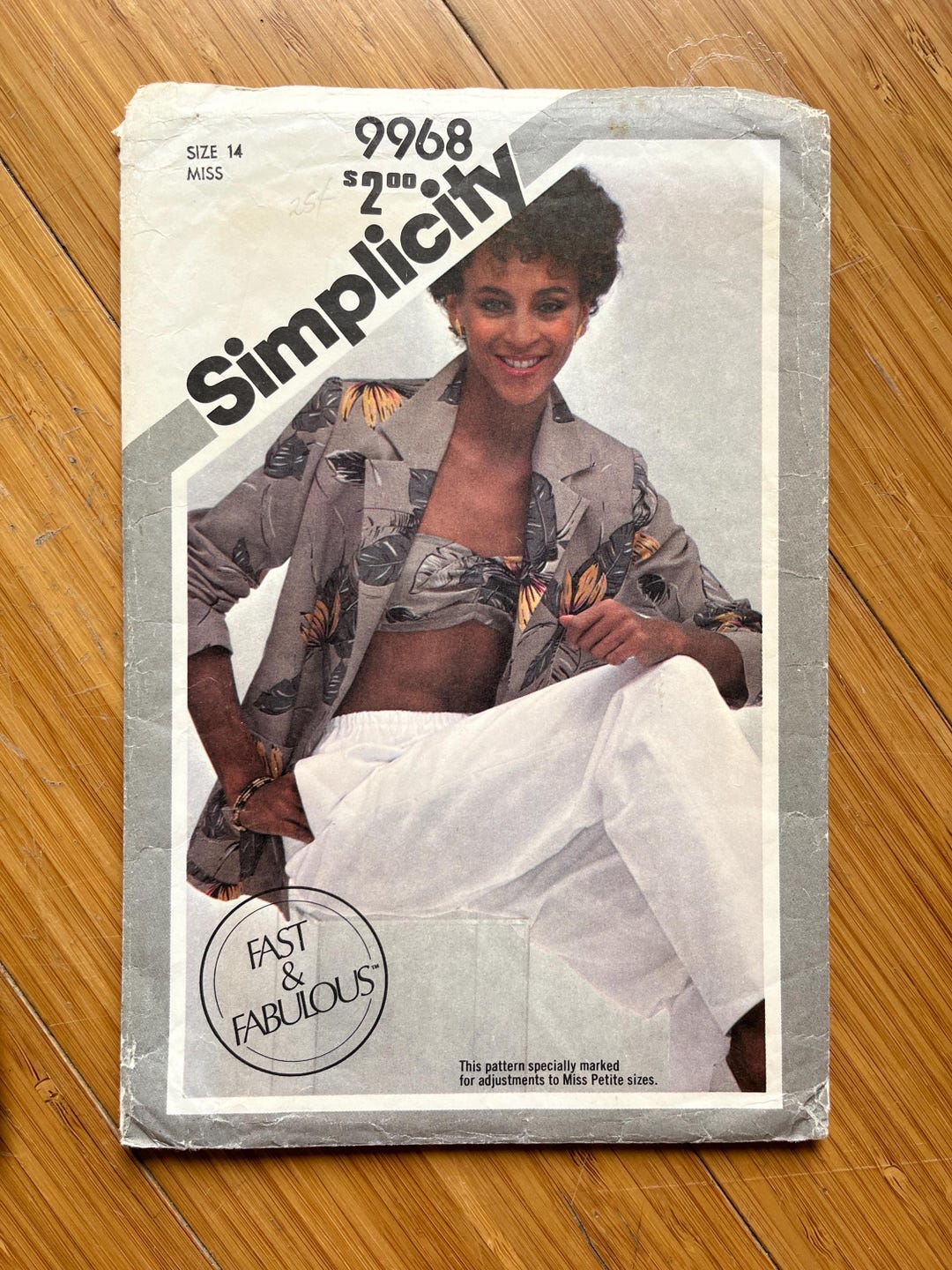 UNCUT 1981 Simplicity Pattern 9968. Sizes 14, Bust 36 - Etsy