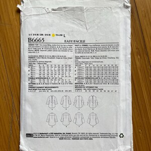 UNCUT 2019 Butterick Pattern 6665. Sizes 6, 8, 10, 12, 14 - Etsy