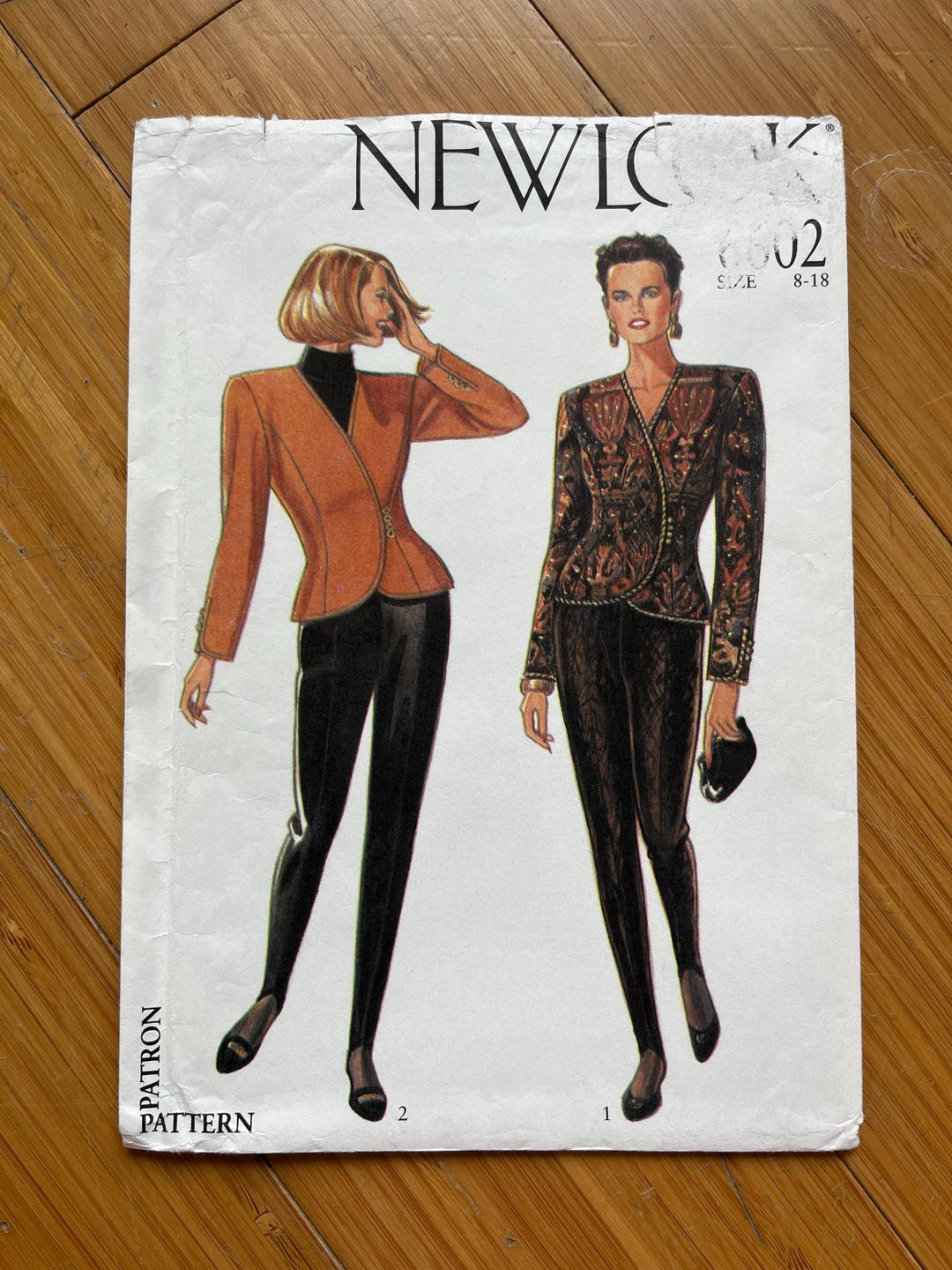 UNCUT 1980's New Look Pattern 6602. Sizes 8, 10, 12, 14, 16, 18 - Etsy